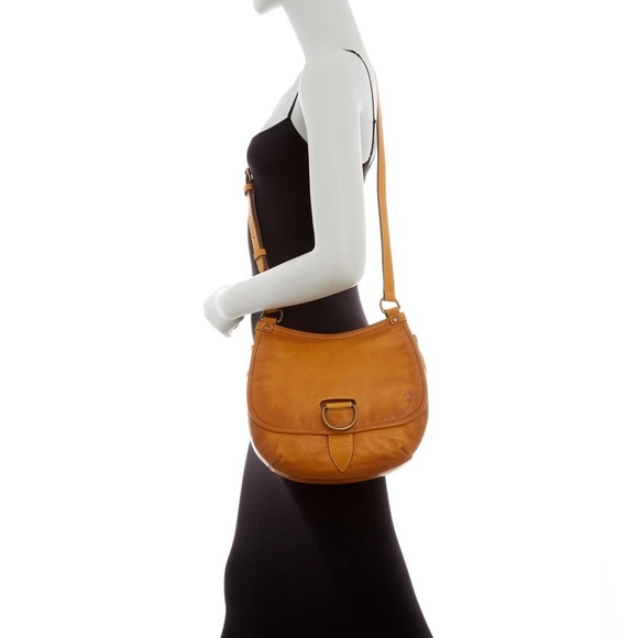 Frye | Bags | Frye Lucy Leather Crossbody Bag Saddle Purse Brown ...